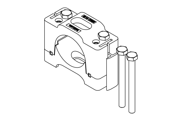 MSMC | Modular stackable cable clamp / cable cleat